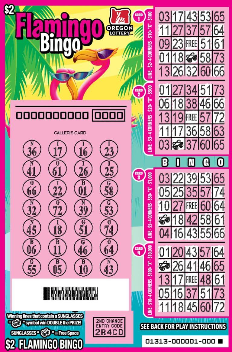 Flamingo Bingo – Lottery Scratch Tickets | Oregon Lottery