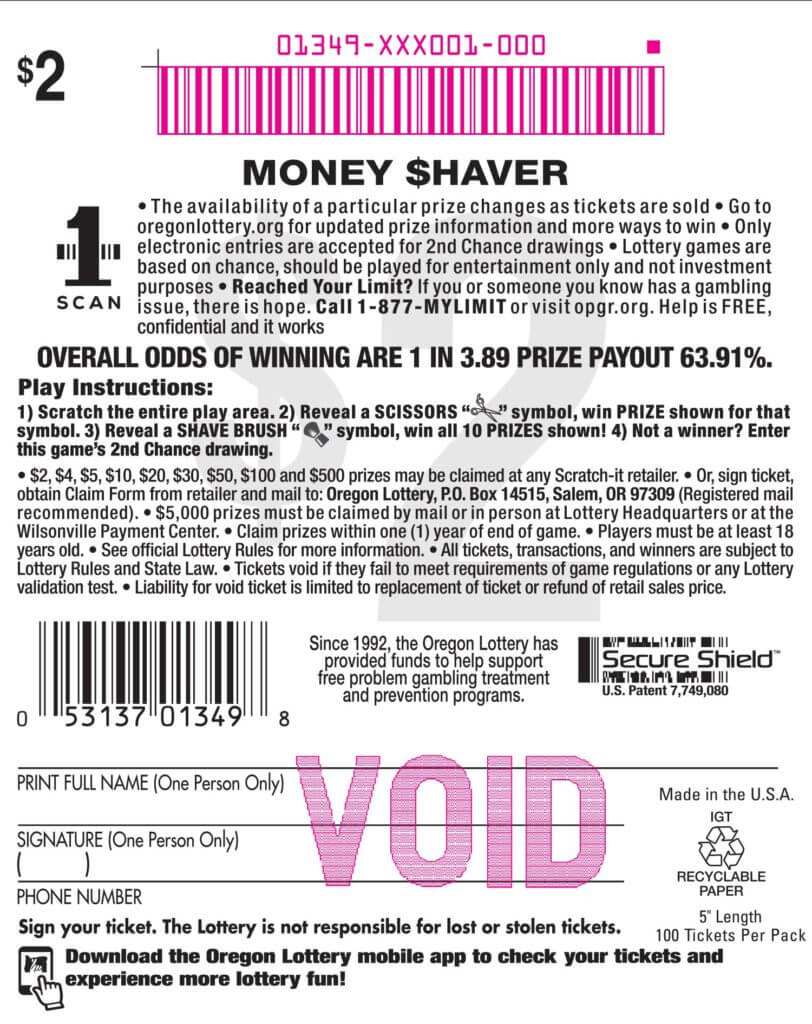 Money $haver – Lottery Scratch Tickets | Oregon Lottery