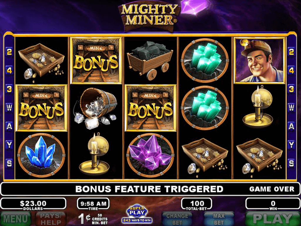 Mighty Miner – Video Lottery | Video Poker, Line Games and More