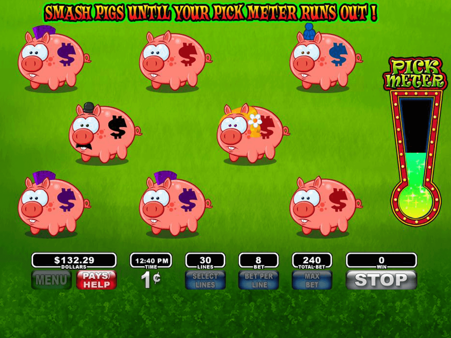 Smash the Pig! – Video Lottery | Video Poker, Line Games and More