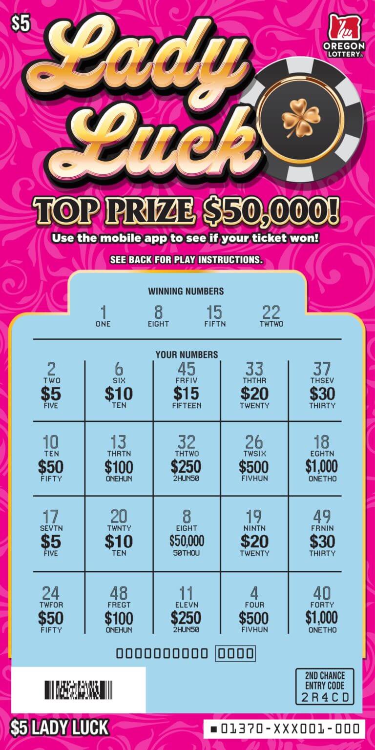 Lady Luck – Lottery Scratch Tickets | Oregon Lottery