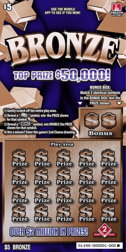 Bronze – Lottery Scratch Tickets | Oregon Lottery