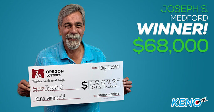 Joe S., Medford Keno 8-spot Winner | Oregon Lottery