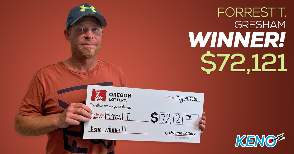 Forrest T., Gresham Keno 8-spot Winner | Oregon Lottery