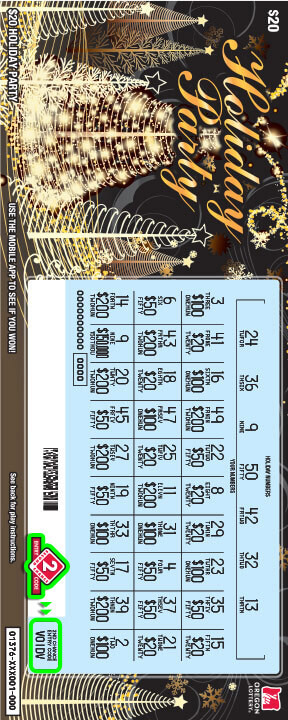 Holiday Party - Lottery Scratch Tickets | Oregon Lottery