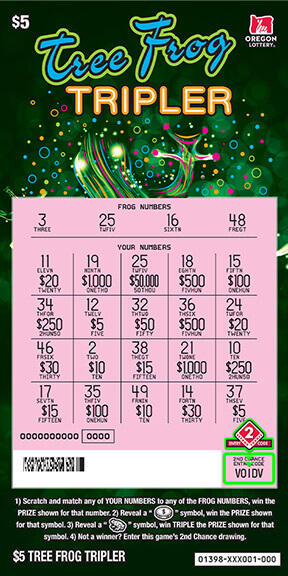 Tree Frog Tripler – Lottery Scratch Tickets | Oregon Lottery