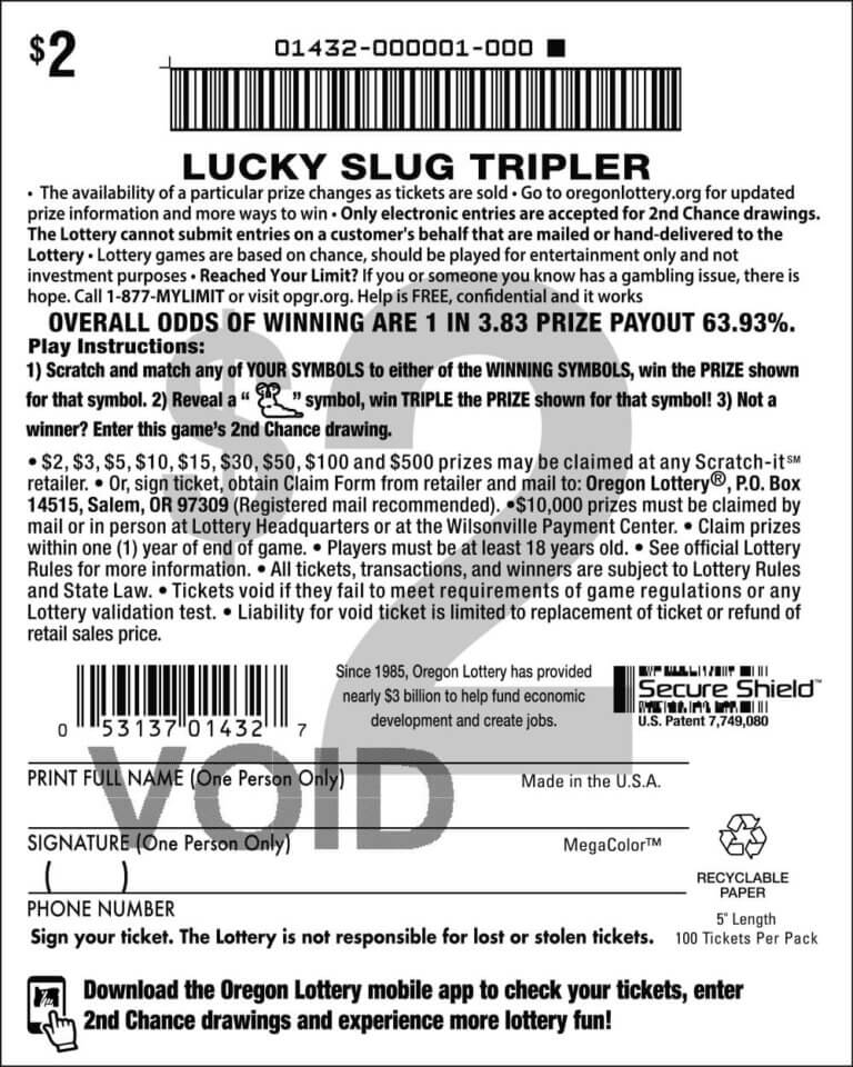 Lucky Slug Tripler – Lottery Scratch Tickets | Oregon Lottery