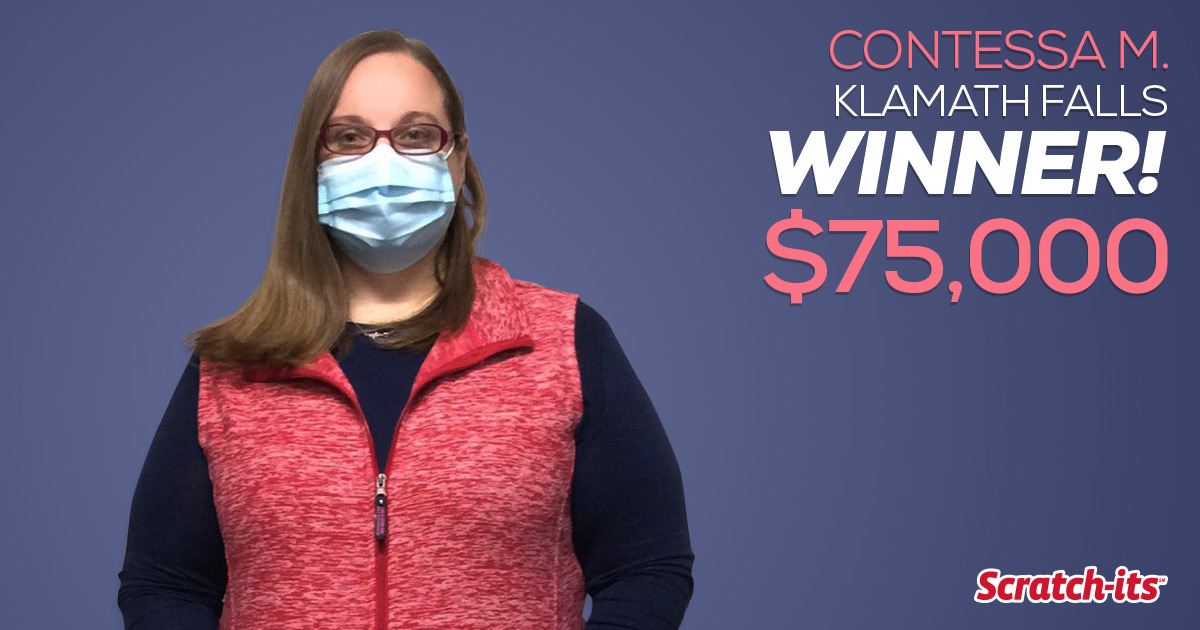 Contessa M., Klamath Falls Scratch-it Winner | Oregon Lottery