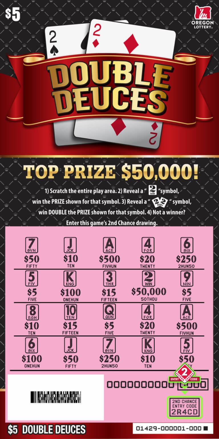 Double Deuces – Lottery Scratch Tickets | Oregon Lottery