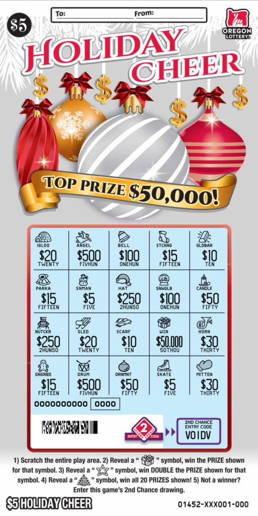 Holiday Cheer – Lottery Scratch Tickets | Oregon Lottery