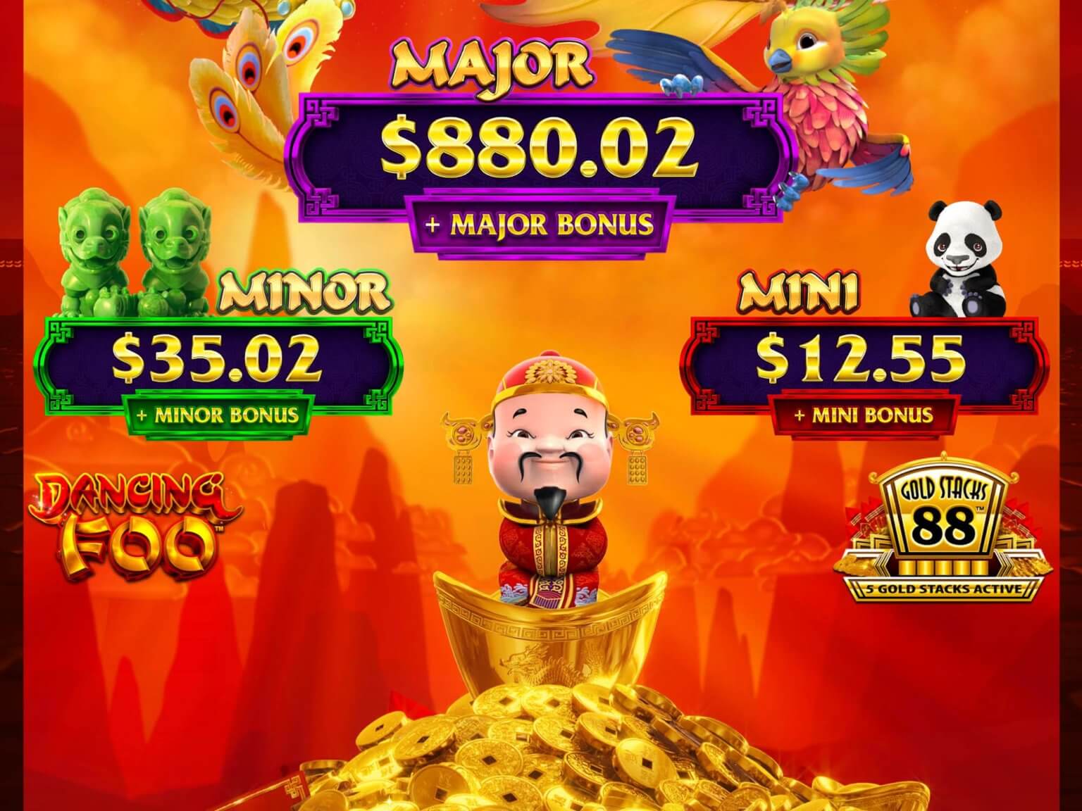 Dancing Foo – Video Lottery | Video Poker, Line Games and More