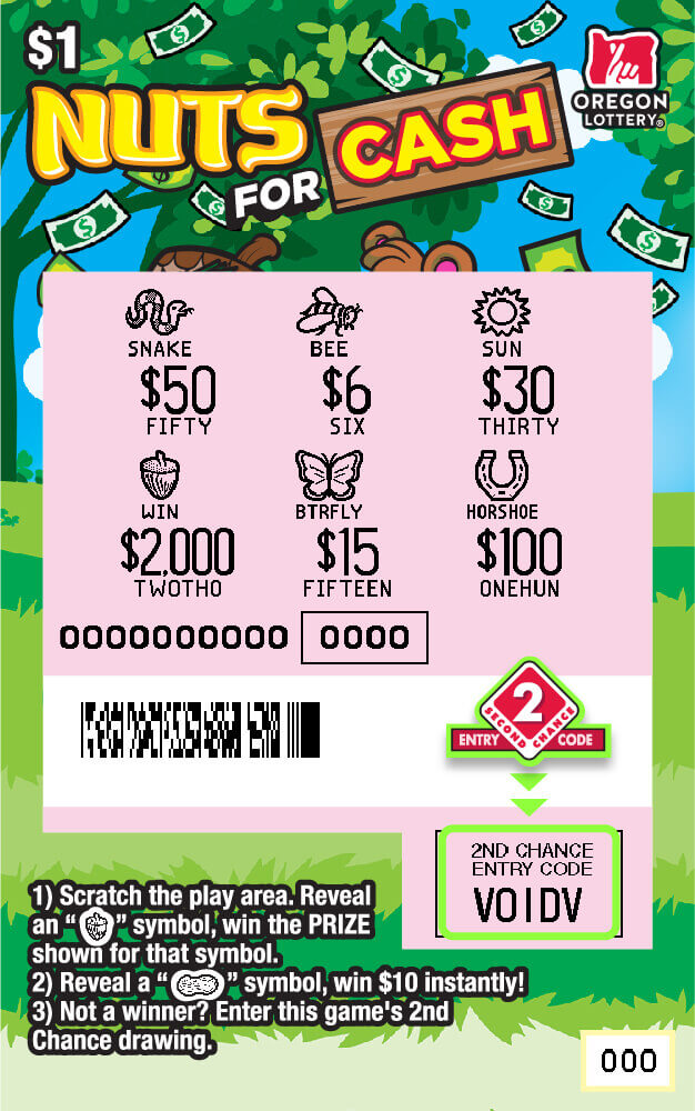 Nuts for Cash – Lottery Scratch Tickets | Oregon Lottery