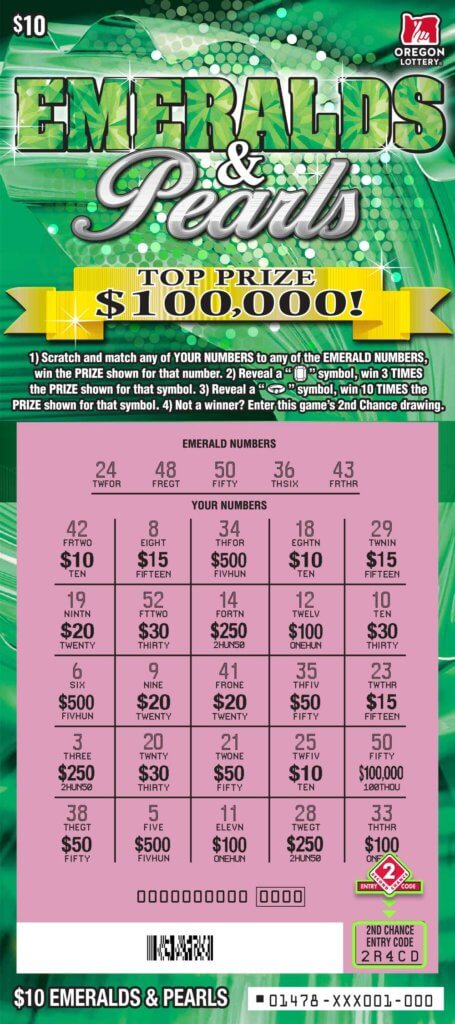 Emeralds & Pearls – Lottery Scratch Tickets | Oregon Lottery