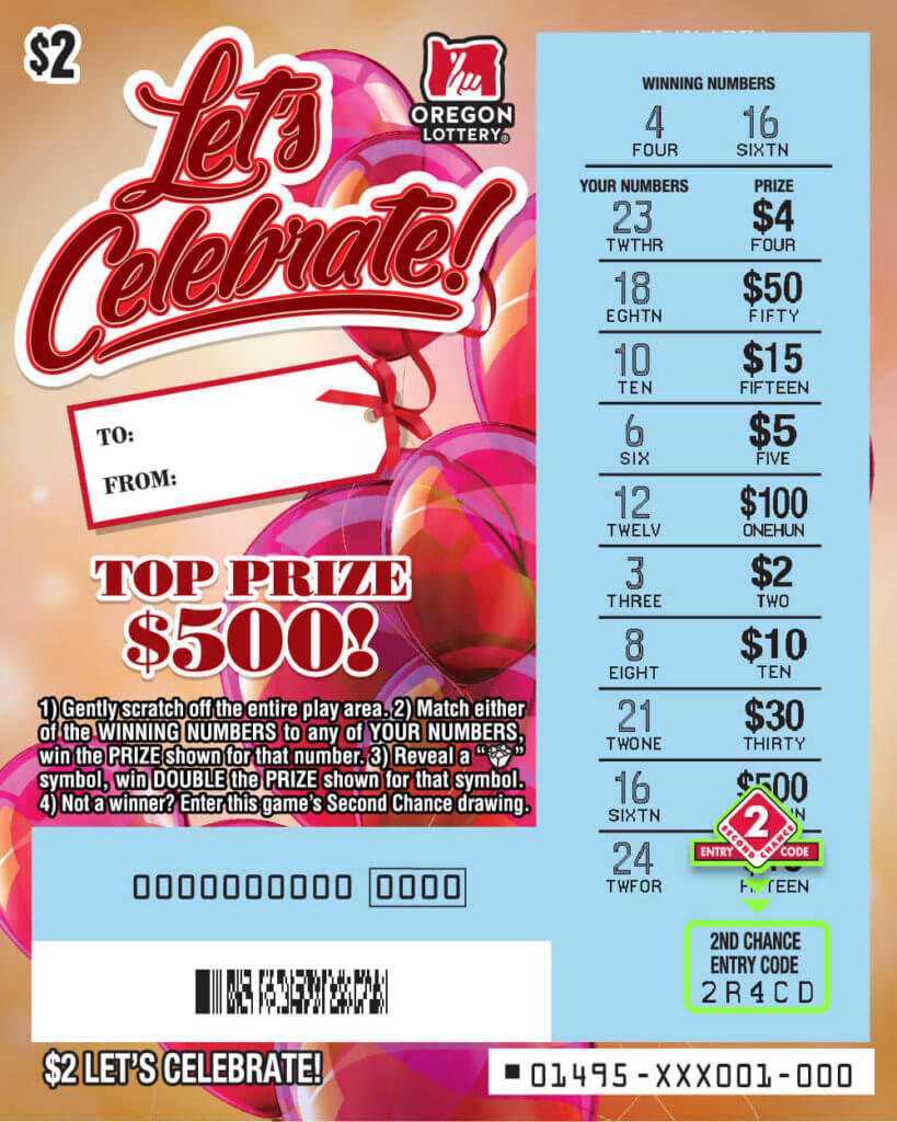 Let's Celebrate - Lottery Scratch Tickets | Oregon Lottery