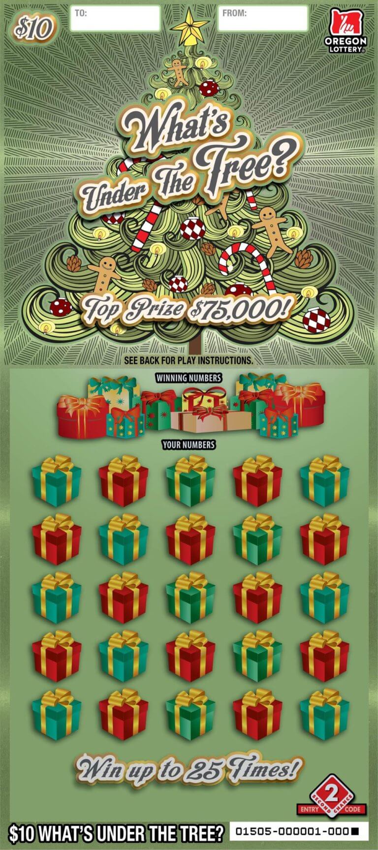 What's Under the Tree – Lottery Scratch Tickets | Oregon Lottery