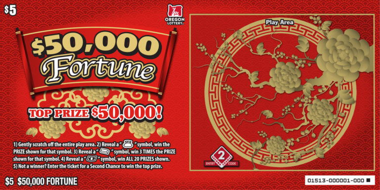 $50,000 Fortune – Lottery Scratch Tickets | Oregon Lottery