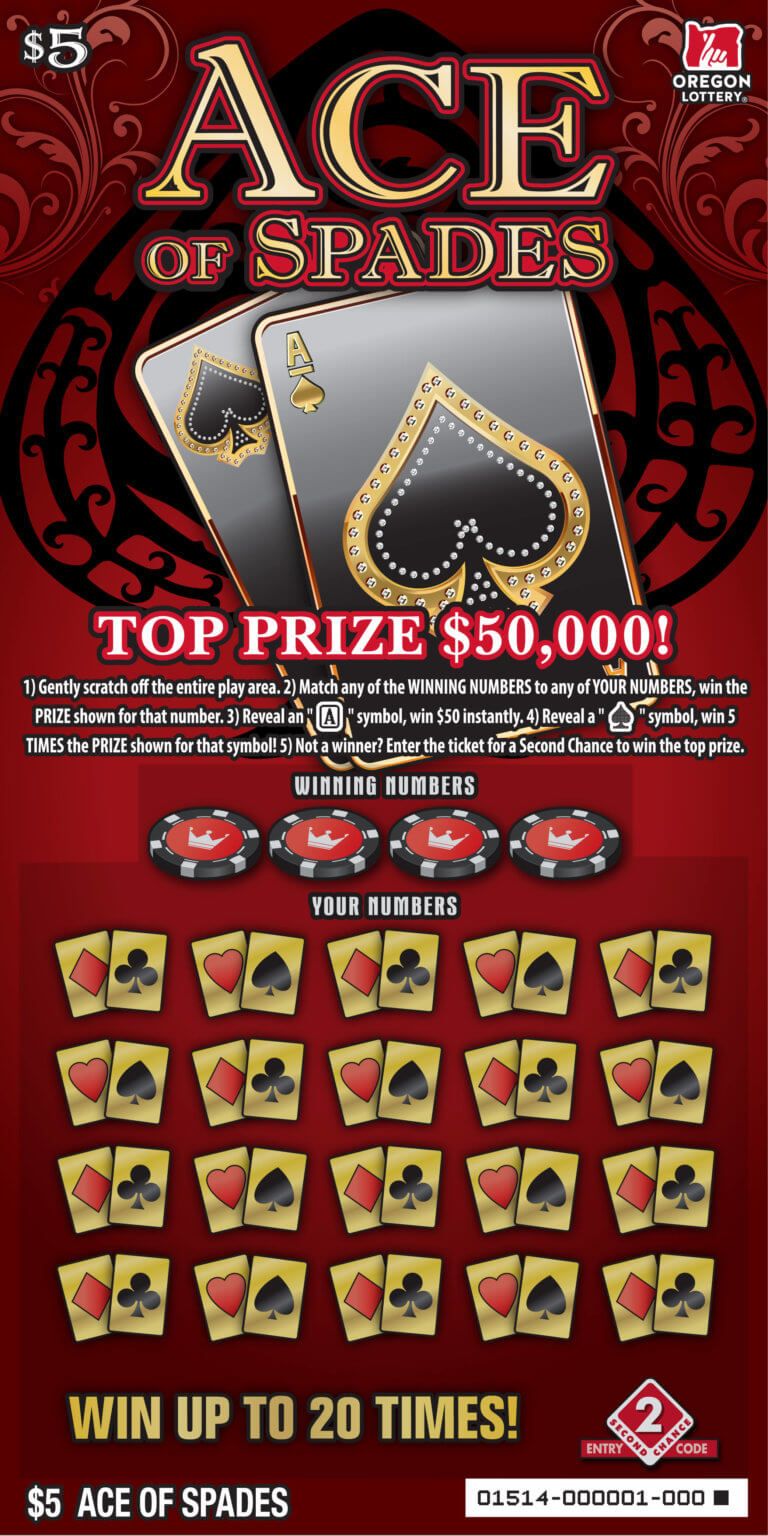Ace of Spades - Lottery Scratch Tickets | Oregon Lottery