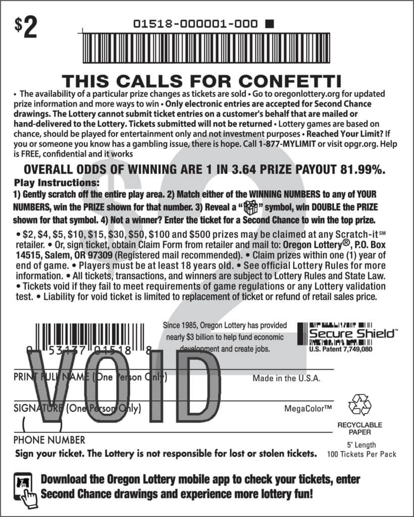 This Calls for Confetti - Lottery Scratch Tickets | Oregon Lottery