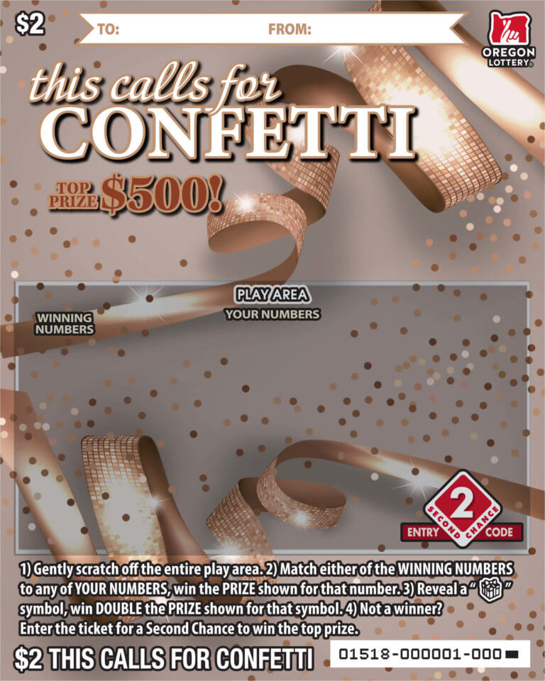 This Calls for Confetti - Lottery Scratch Tickets | Oregon Lottery