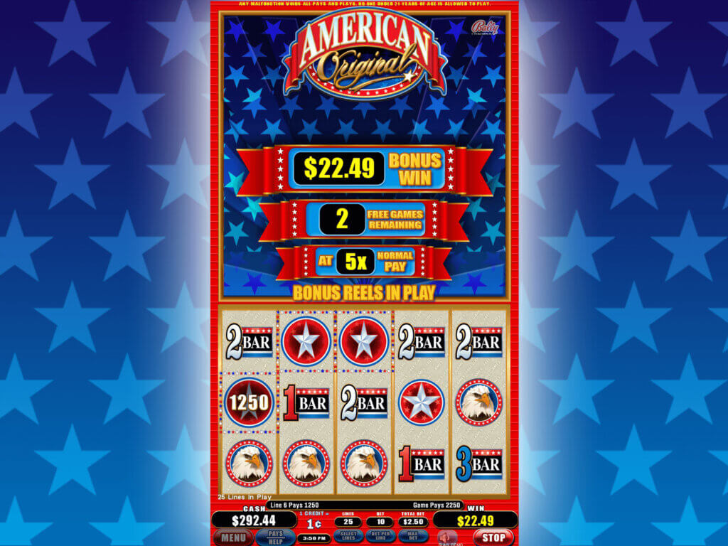 American Original Stars & Bars | Video Lottery Poker, Line Games
