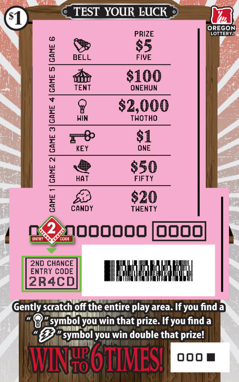 Test Your Luck – Lottery Scratch Tickets | Oregon Lottery