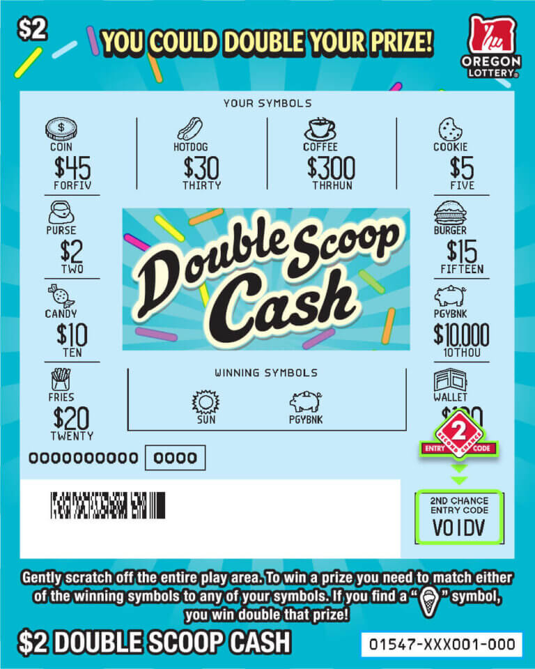 Double Scoop Cash - Lottery Scratch Tickets | Oregon Lottery