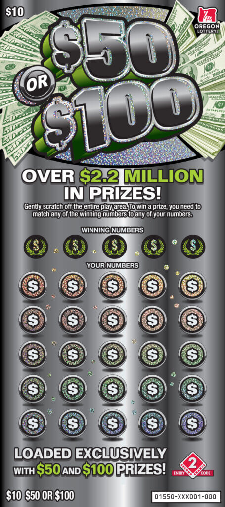 $50 or $100 - Lottery Scratch Tickets | Oregon Lottery