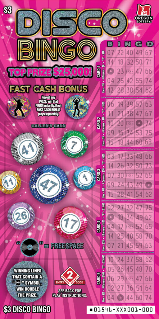 Disco Bingo - Lottery Scratch Tickets | Oregon Lottery