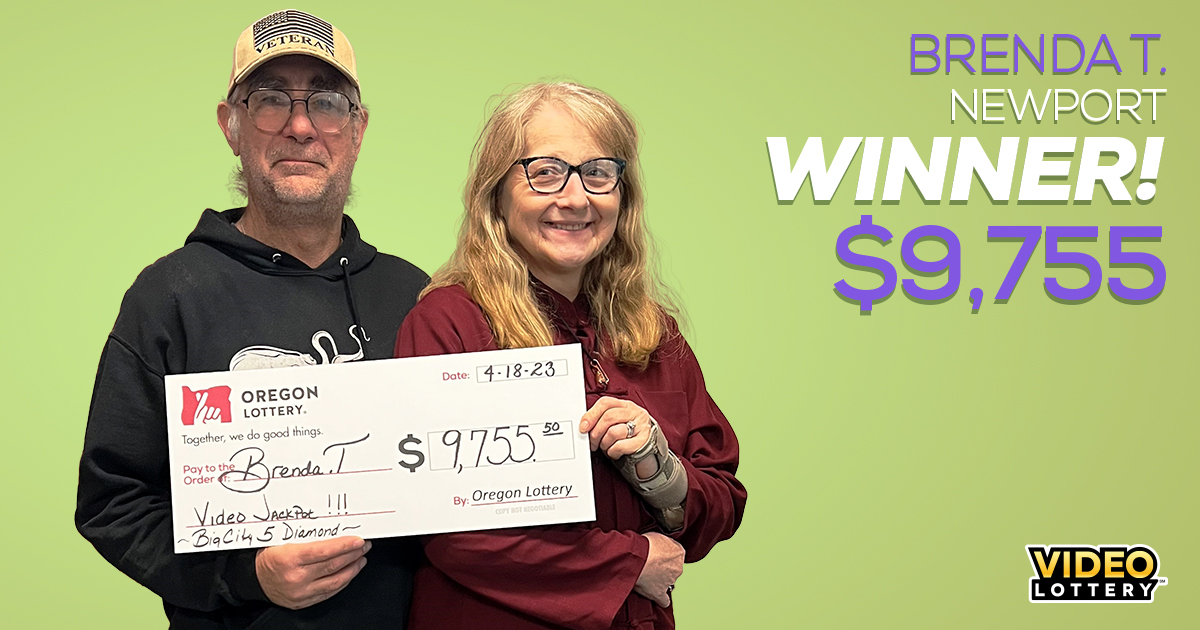 Brenda T. — Video Lottery winner | Oregon Lottery