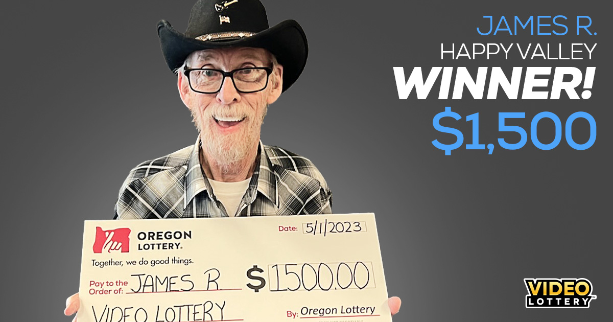 James R. — Video Lottery winner | Oregon Lottery