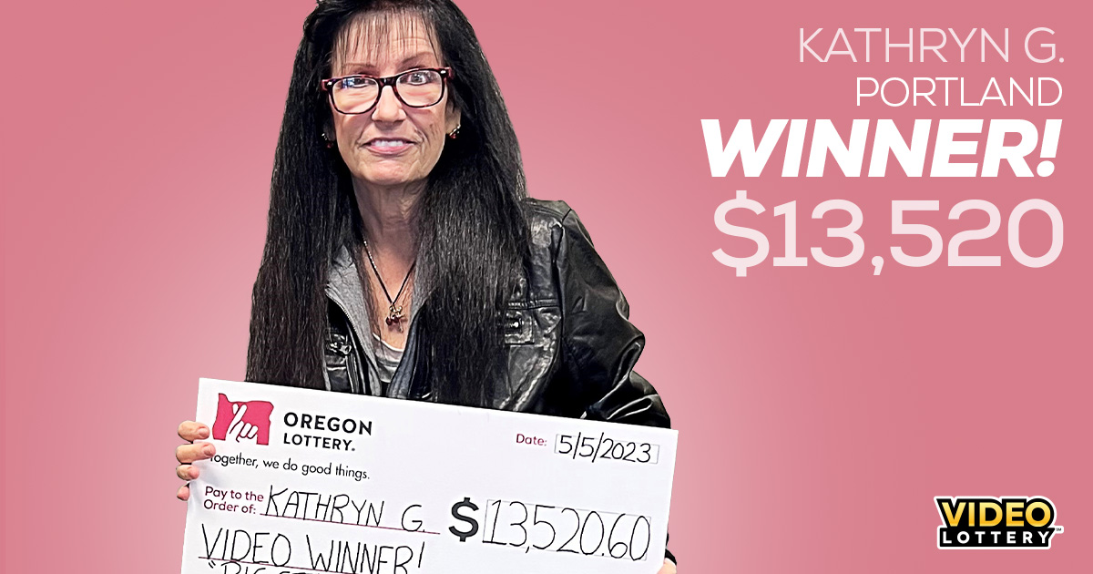Kathryn G. — Video Lottery winner | Oregon Lottery