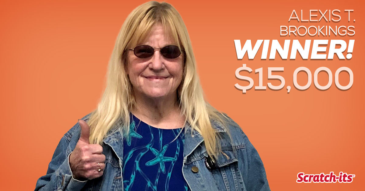 Alexis T., Brookings - Scratch-it Winner - Oregon Lottery