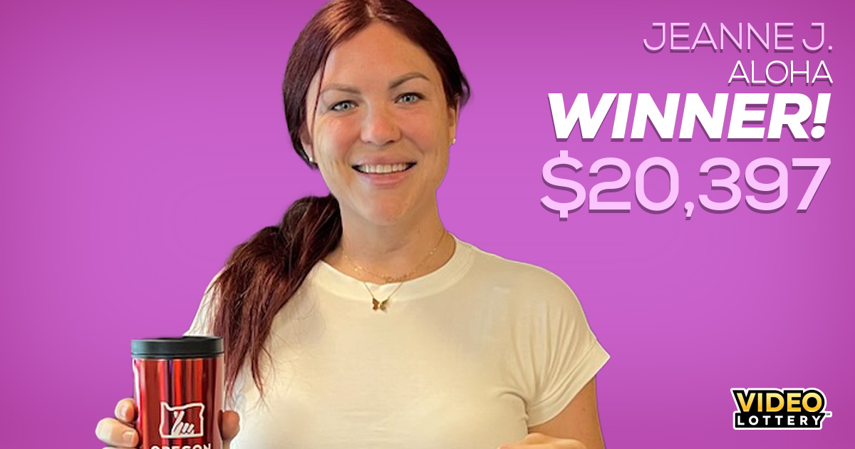 Jeanne J. — Video Lottery winner | Oregon Lottery