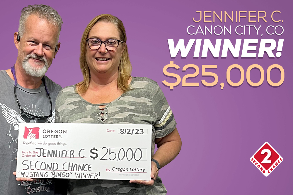 Jennifer C. — Second Chance Winner | Oregon Lottery