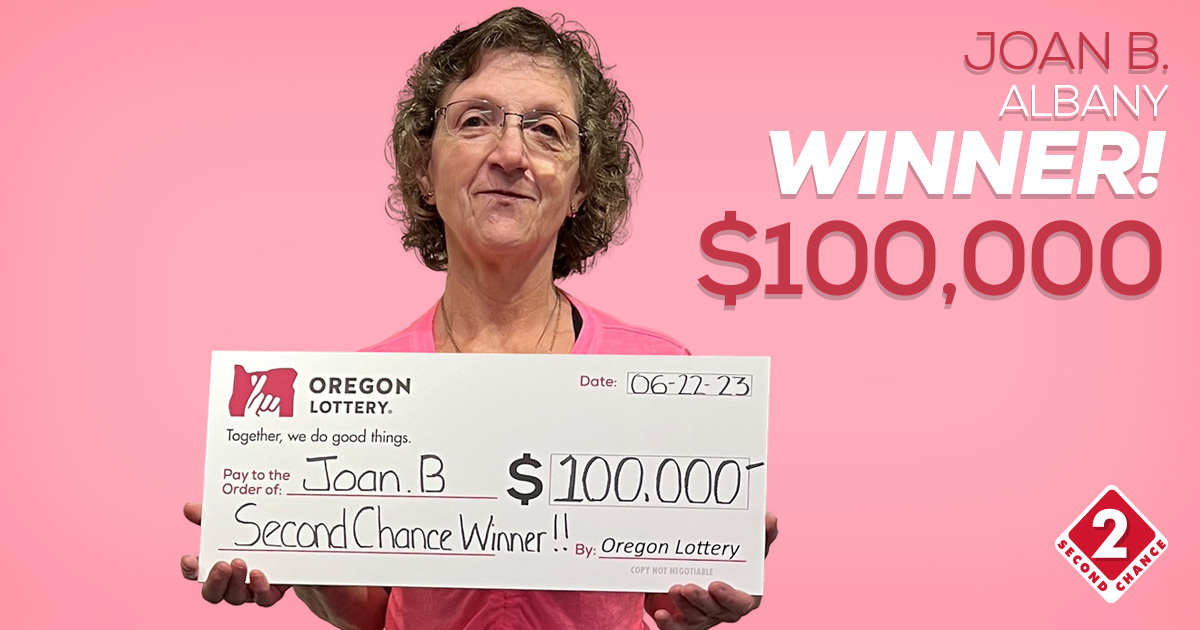 Joan B. — Second Chance Winner | Oregon Lottery