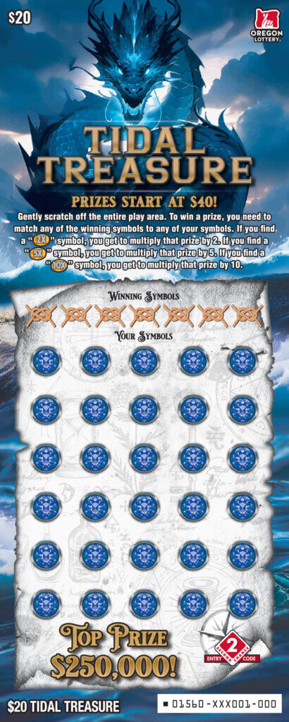 Tidal Treasure – Lottery Scratch Tickets | Oregon Lottery