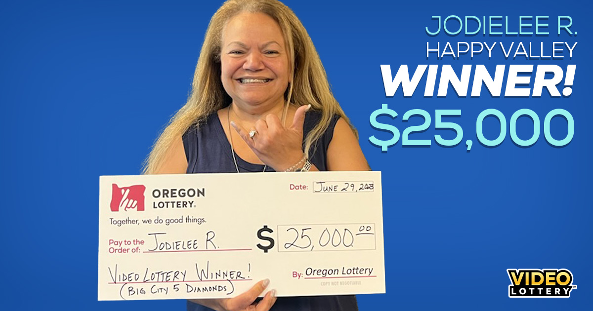 Jodielee R. — Video Lottery winner | Oregon Lottery