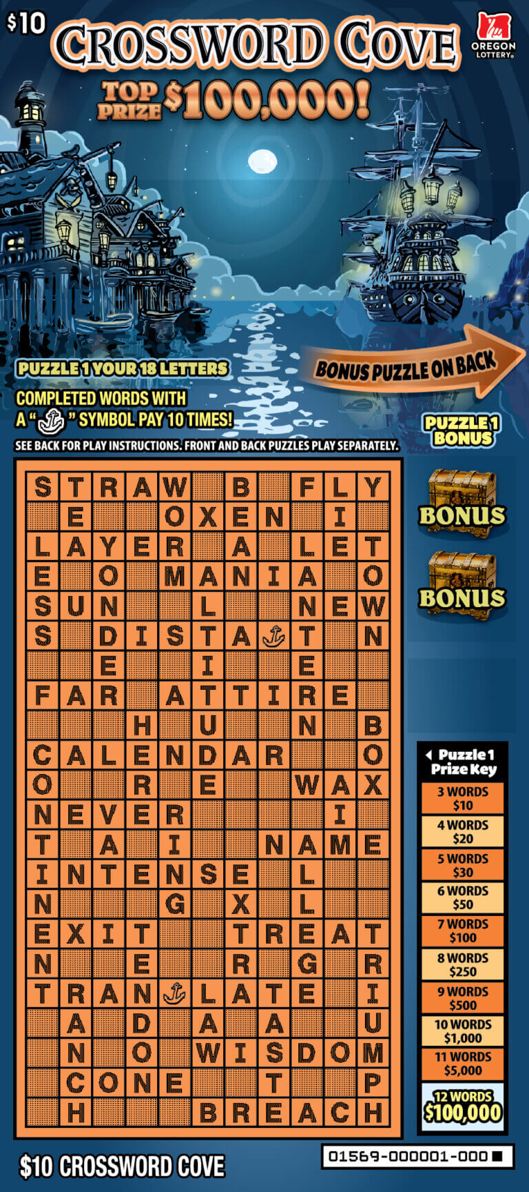Crossword Cove – Lottery Scratch Tickets | Oregon Lottery