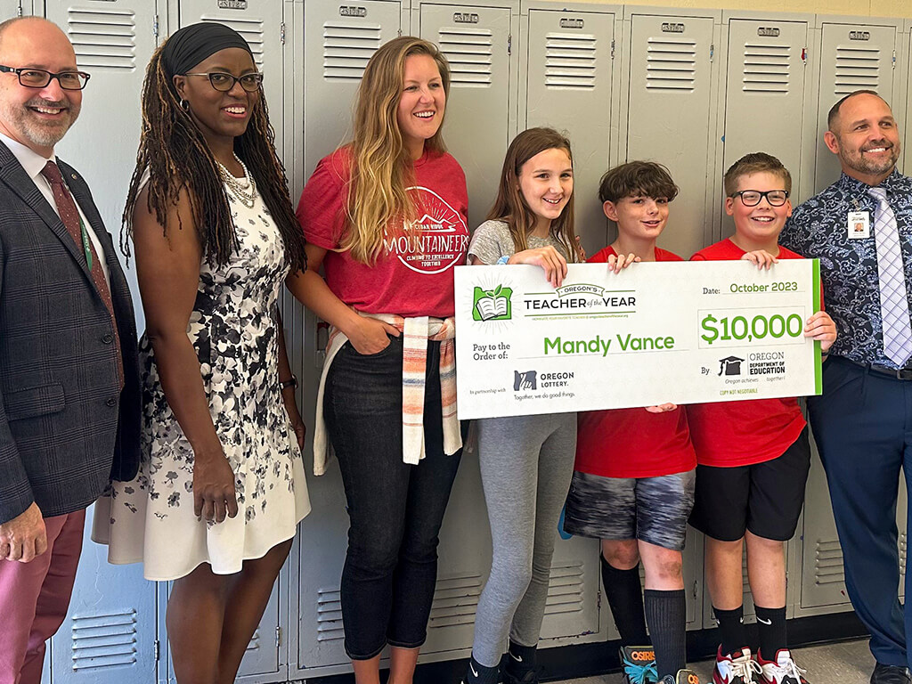 Meet Oregon's 2024 Teacher of the Year | Oregon Lottery