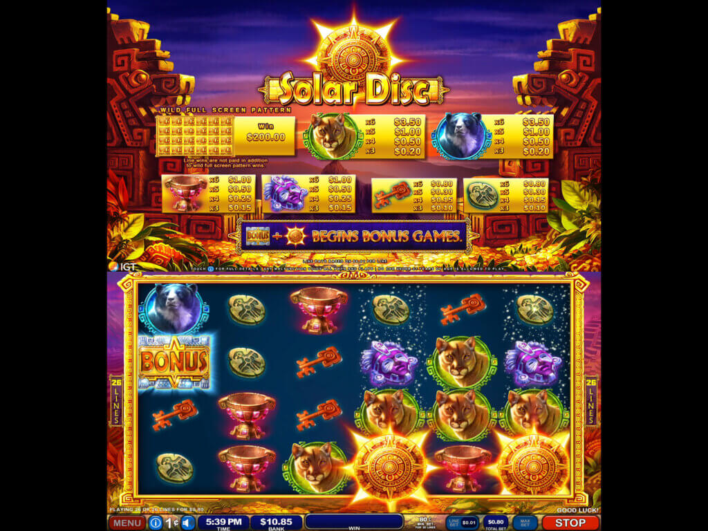 Solar Disc – | Video Poker, Line Games and More