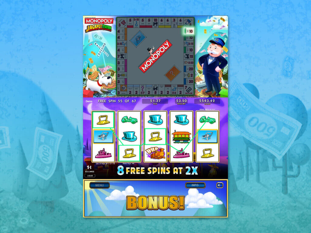 Monopoly Jackpot Station | Video Poker, Line Games and More
