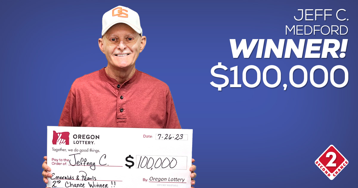 Jeffrey C. — Second Chance Winner | Oregon Lottery