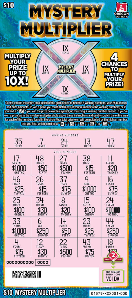 Mystery Multiplier - Scratch-Its | Oregon Lottery