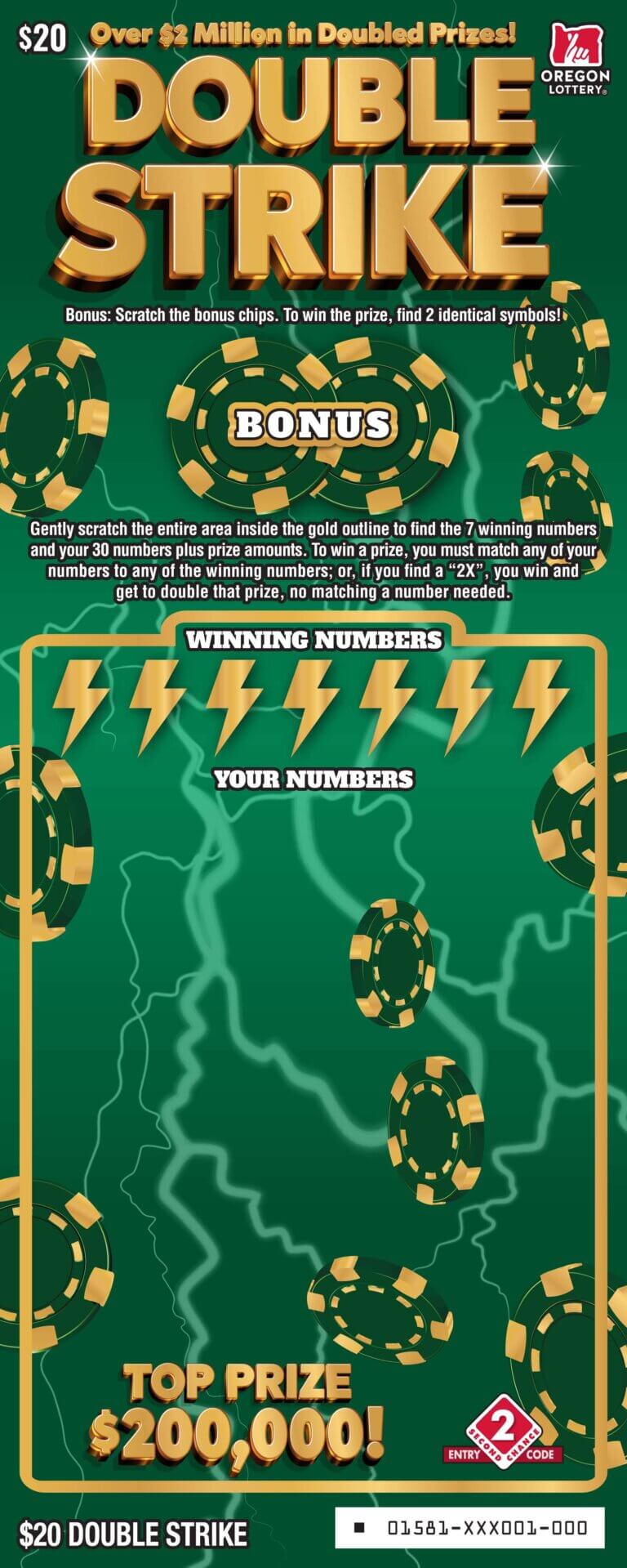 Double Strike - Lottery Scratch Tickets | Oregon Lottery