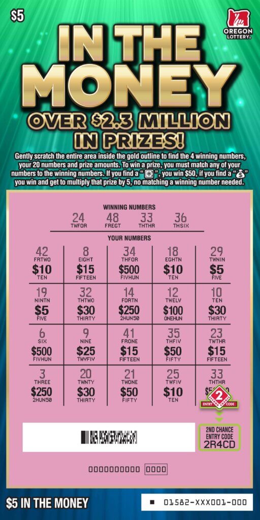 In the Money - Lottery Scratch Tickets | Oregon Lottery
