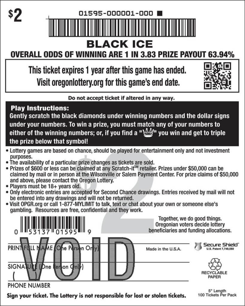 Black Ice - Lottery Scratch Tickets | Oregon Lottery