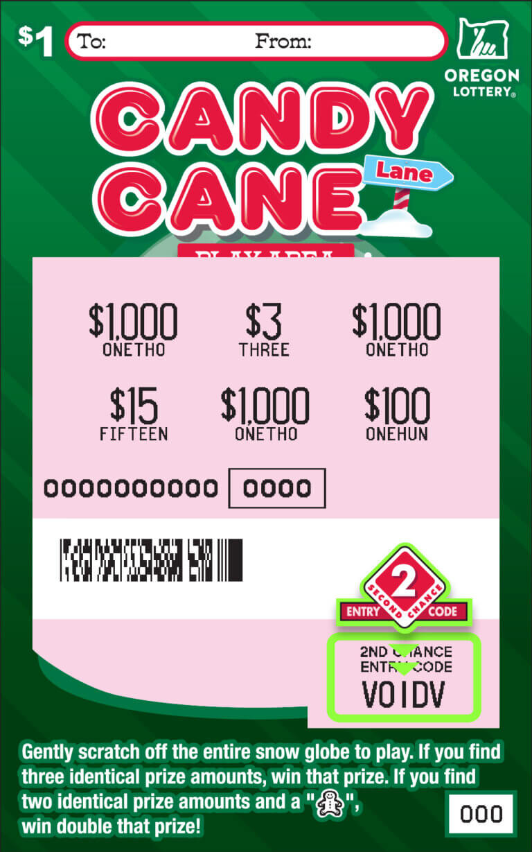 Candy Cane Lane - Lottery Scratch-its | Oregon Lottery