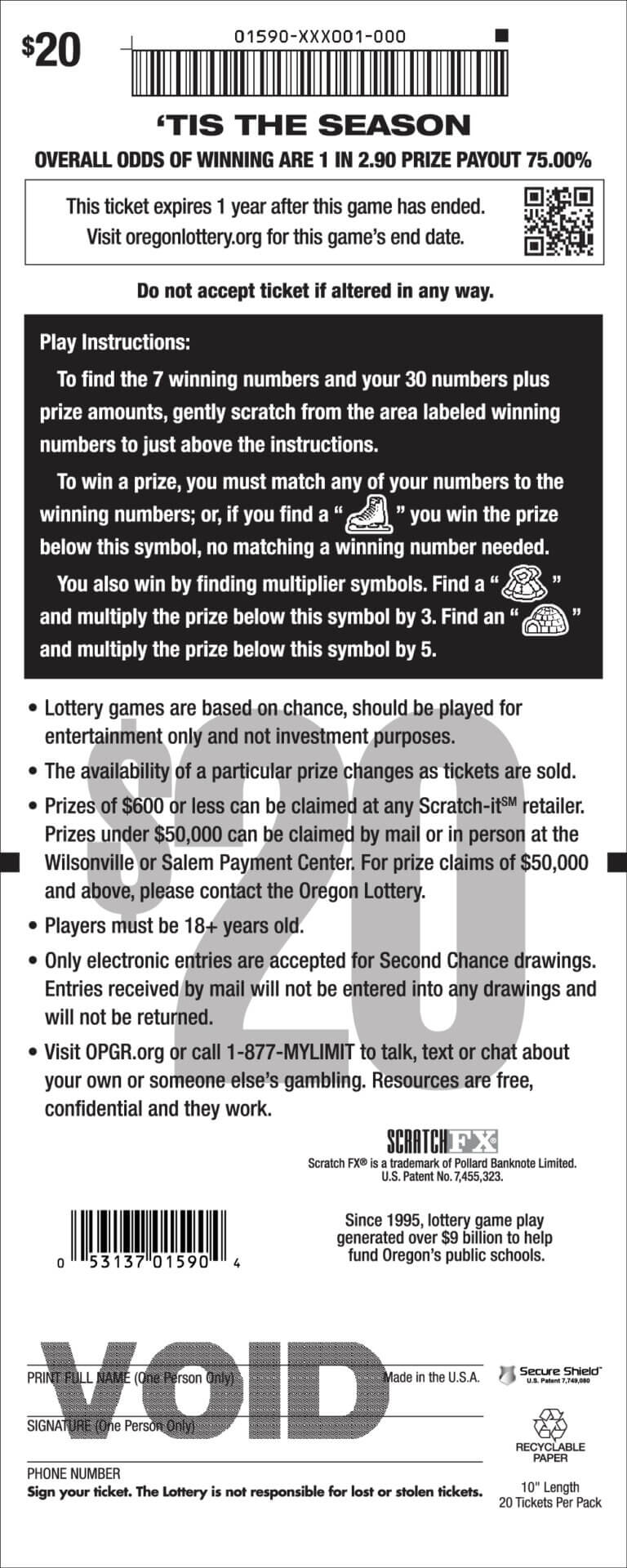 'Tis the Season - Lottery Scratch Tickets | Oregon Lottery