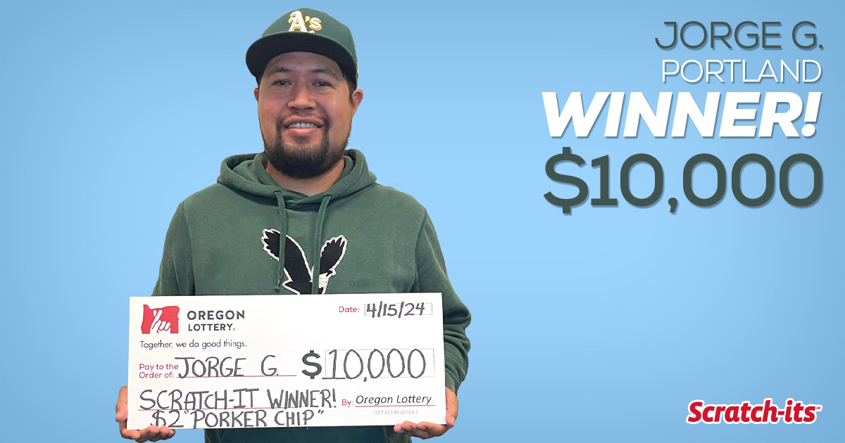 Jorge G. - Scratch-it Winner | Oregon Lottery