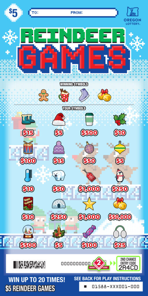 Reindeer Games - Scratch-Its | Oregon Lottery